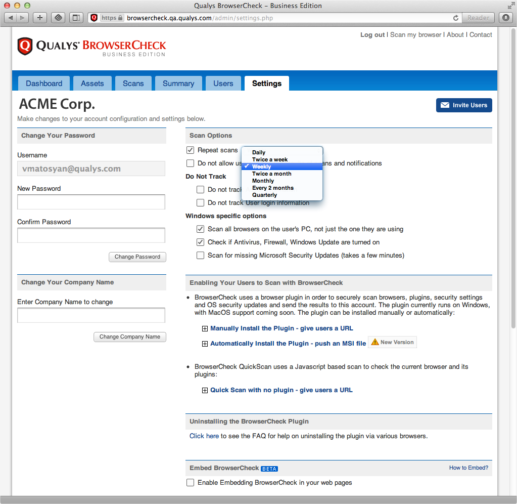 Check Browser Security Across Your Business | Qualys, Inc