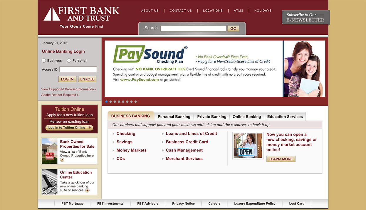 First Bank & Trust | Qualys, Inc.